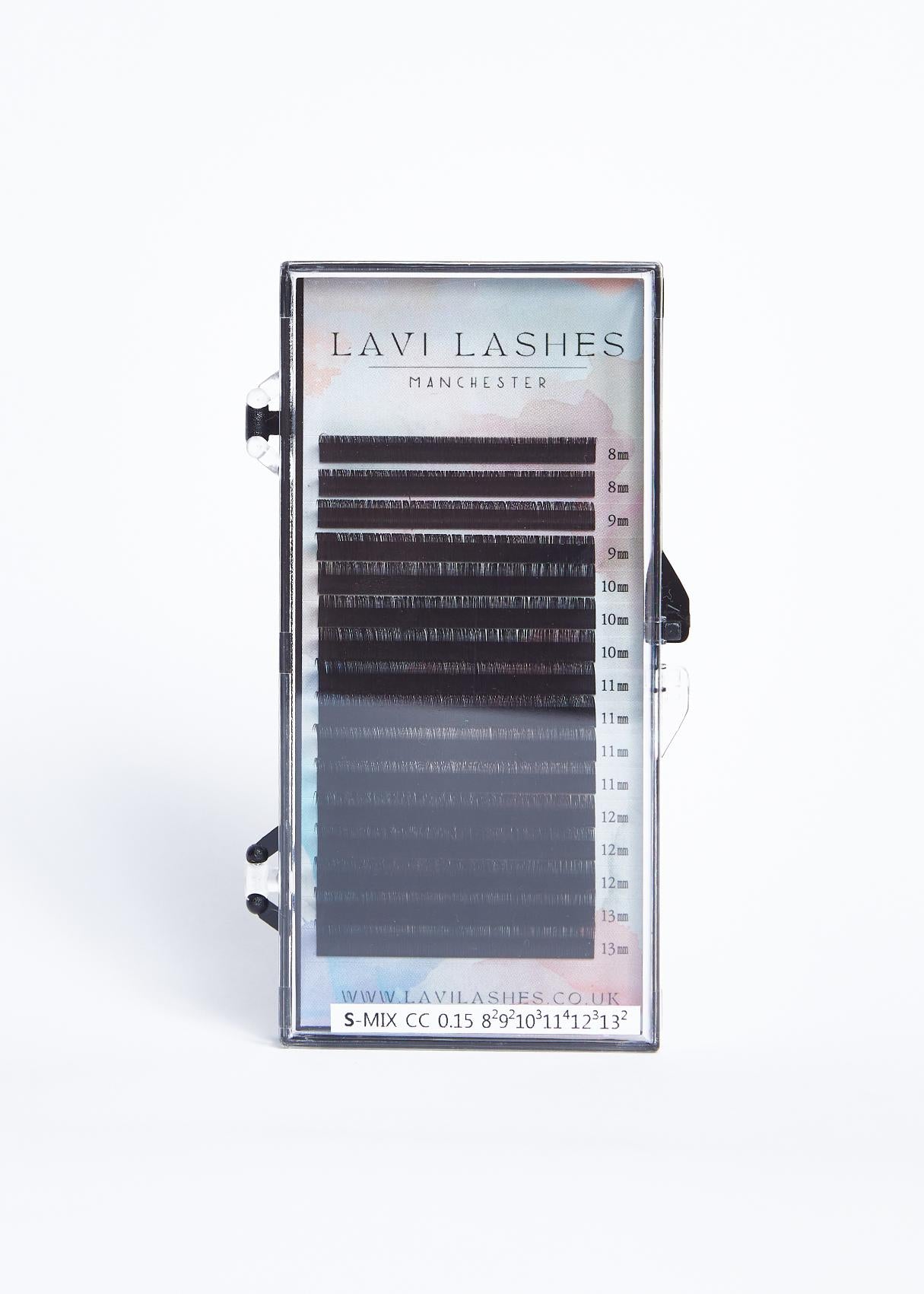 Mixed Length Classic Eyelash Extensions for Lash Technicians 0.15 ...